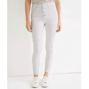 Madewell | Jeans | Nwt Madewell Highrise Skinny Crop Jeans Button Front ...